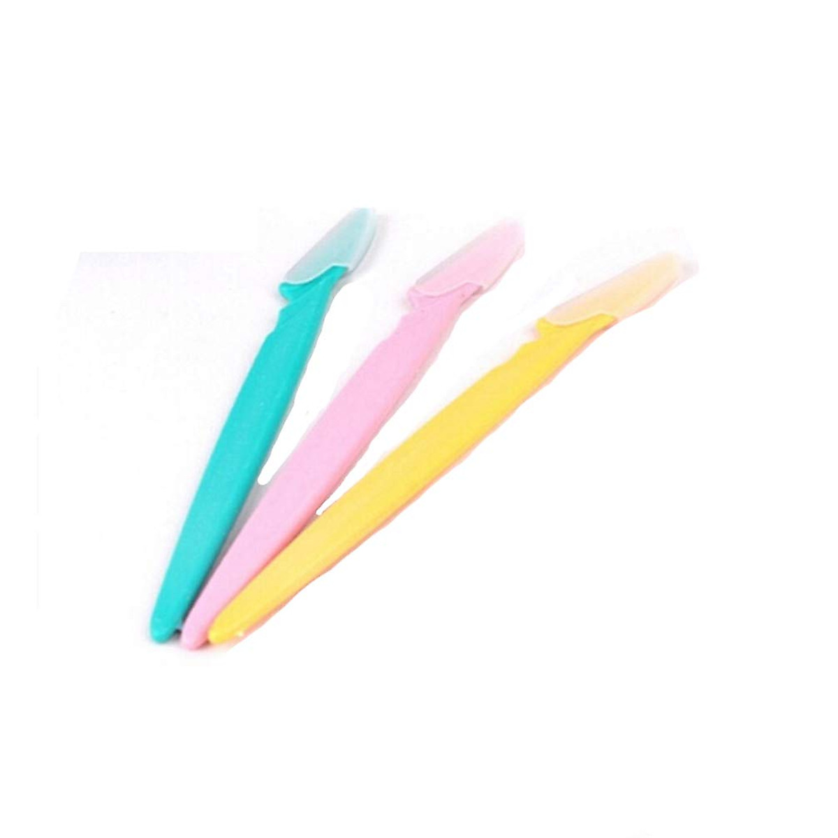 Myhouse 3pcs Eyebrow Razor and Facial Razor with Precision Cover Multipurpose Beauty Tools