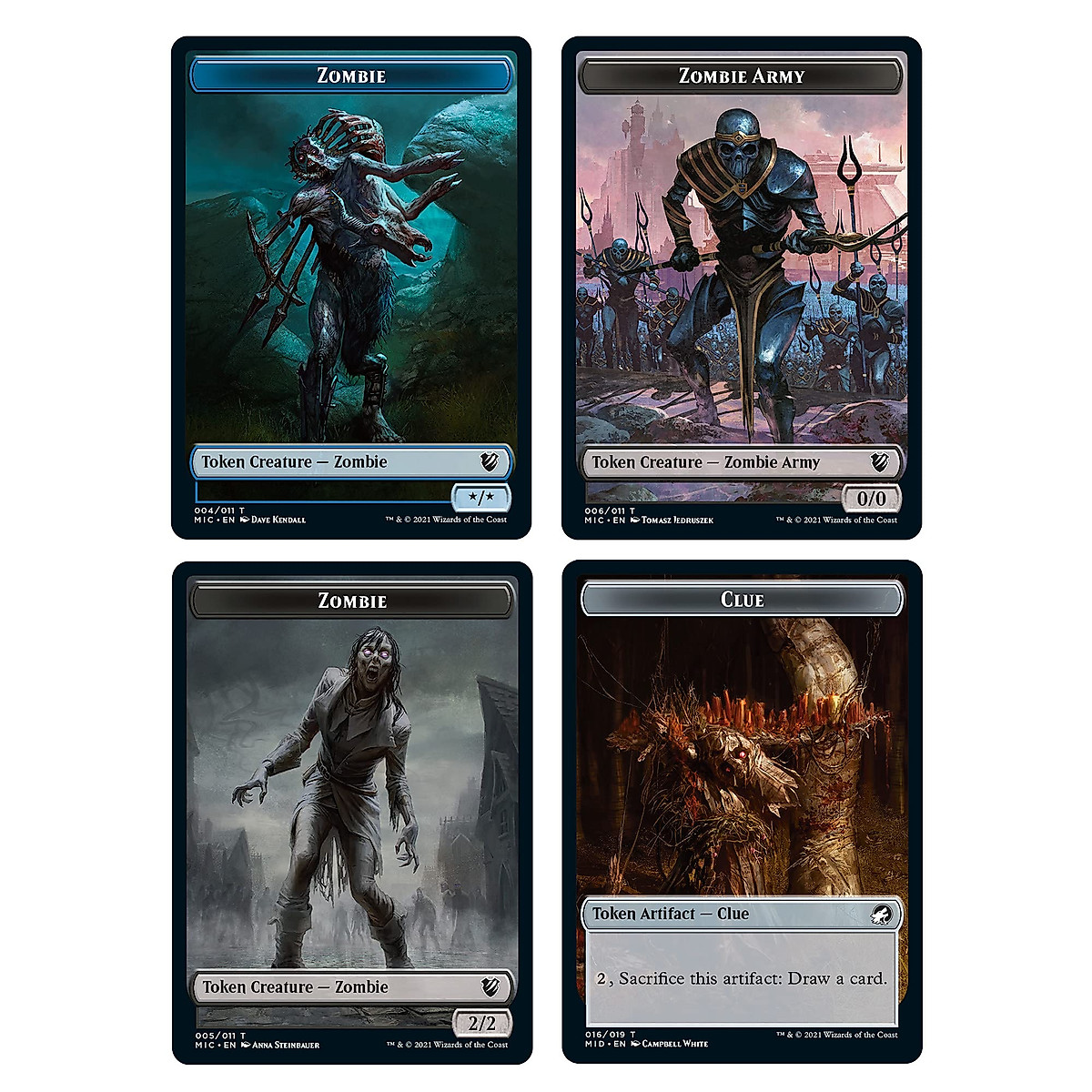 Magic: The Gathering Innistrad: Midnight Hunt Commander Deck – Undead Unleashed (Blue-Black)