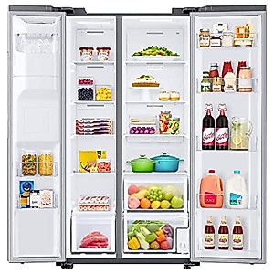 SAMSUNG RS22T5201SR 22 Cu.Ft. Stainless Side-by-Side Refrigerator
