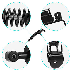 10L0L Golf Cart Front Shock Strut Assembly for EZGO RXV 2008-up, Driver and Passenger side, OEM# 601246 603024