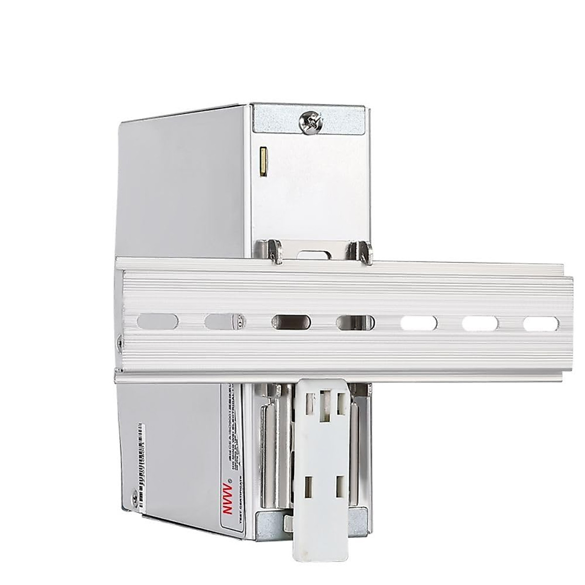 NVVV EDR-120-24 120W 24VDC 5Amp Industrial DIN Rail Power Supplies (24V 120W), Silver