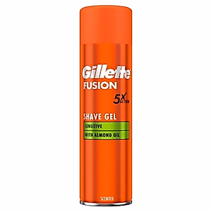 Gillette Fusion5 Hydra Gel Ultra Sensitive Shave Gel, 7 oz (Pack of 2)