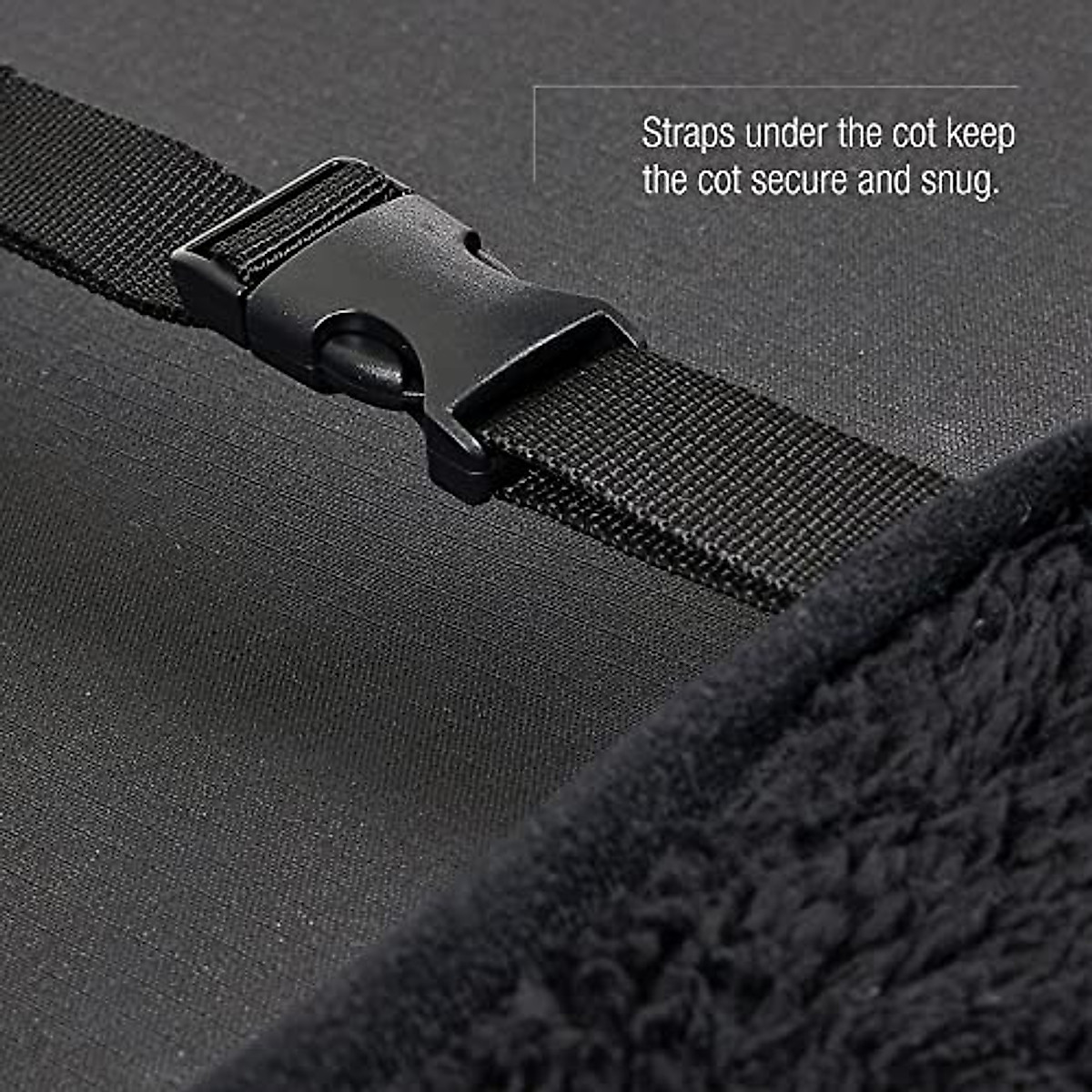 Helinox Fleece Dog Cot Warmer Insulation Layer Portable Dog Beds, Large (39 x 27.5)