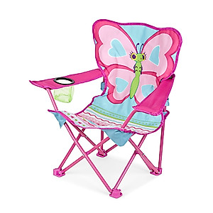 Melissa & Doug Cutie Pie Butterfly Camp Chair (Frustration-Free Packaging) , Pink