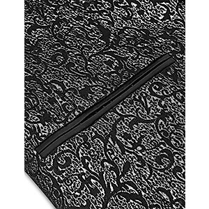 COOFANDY Mens Floral Tuxedo Jacket Dinner Jackets Blazers Paisley Shawl Lapel Formal Suit Jacket Slim Fit for Christmas Prom Party Silver