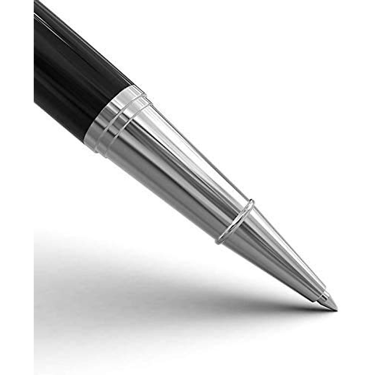 Wordsworth & Black Gel Rollerball Pen [Black Chrome], Journaling, Note-Taking, Business, Professional, Executive Writing Pens; Perfect Roller Ball Pen Gift for Men and Women
