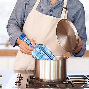 Blushtier 2 Packs Cold Paddle Chill Utensil for Chilling Soups Stews, Plastic Cold Paddle Blue Food Chilling Utensils for Other Hot Liquids in Restaurants and Kitchens, 51 oz