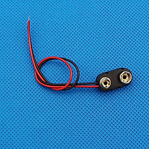 Raogoodcx 4Set 6 x AA Thicken Battery Holder and T Type Wired Battery Clip Standard Snap Connector