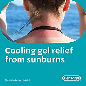 Benadryl Anti Itch Gel, Relief of Outdoor Itches Associated with Poison Ivy, Topical Analgesic, Cooling Relief, Diphenhydramine, 3.5 oz