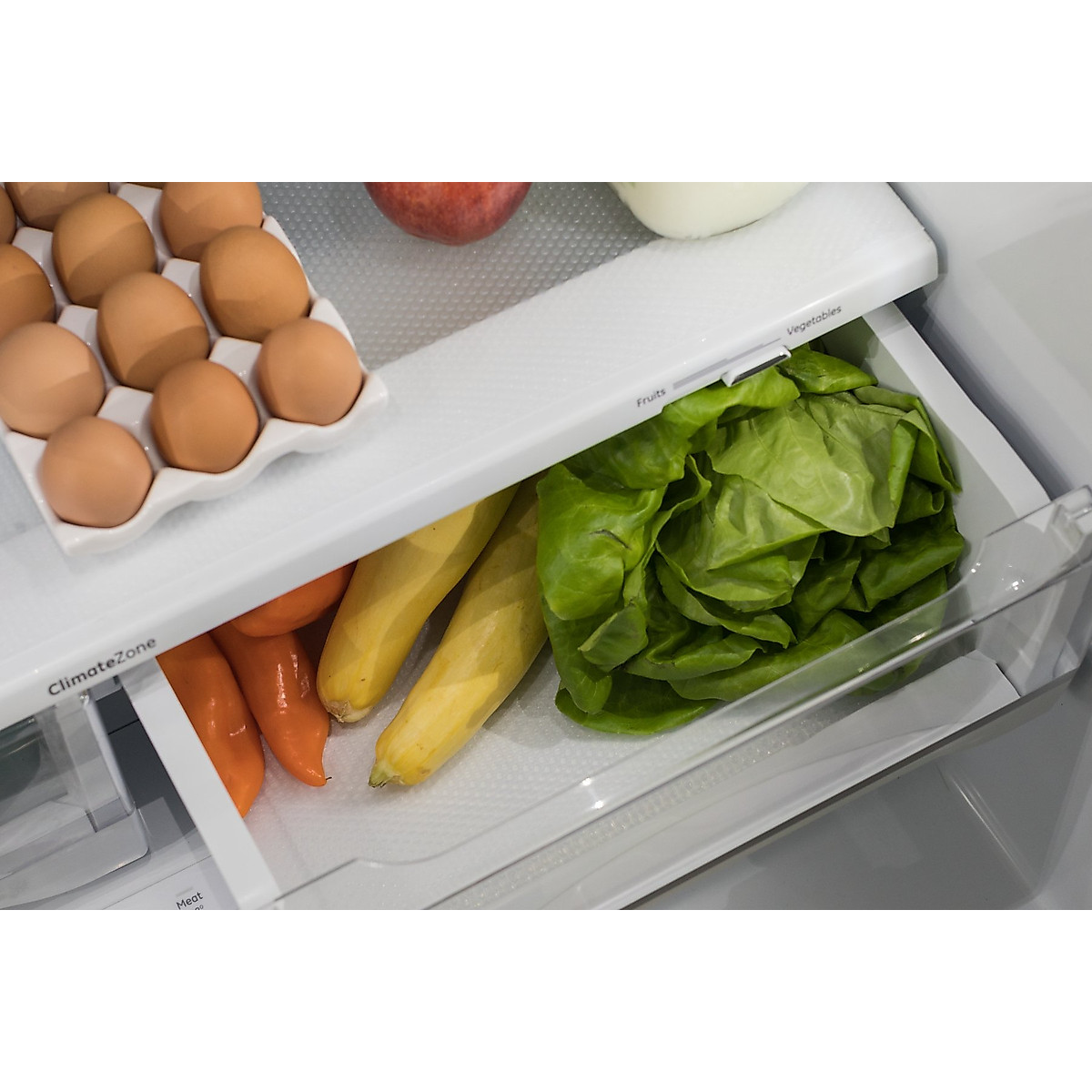 Duck Brand Clear Classic Easy 286014 Refrigerator Shelf Liner, 11 x 17 inch Sheets