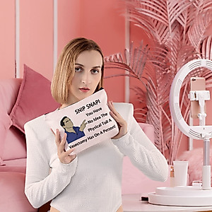 VAMSII funny vasectomy Makeup Bag You Have No Idea The Physical Toll A Vasectomy Has On A Person(Snip Snap)