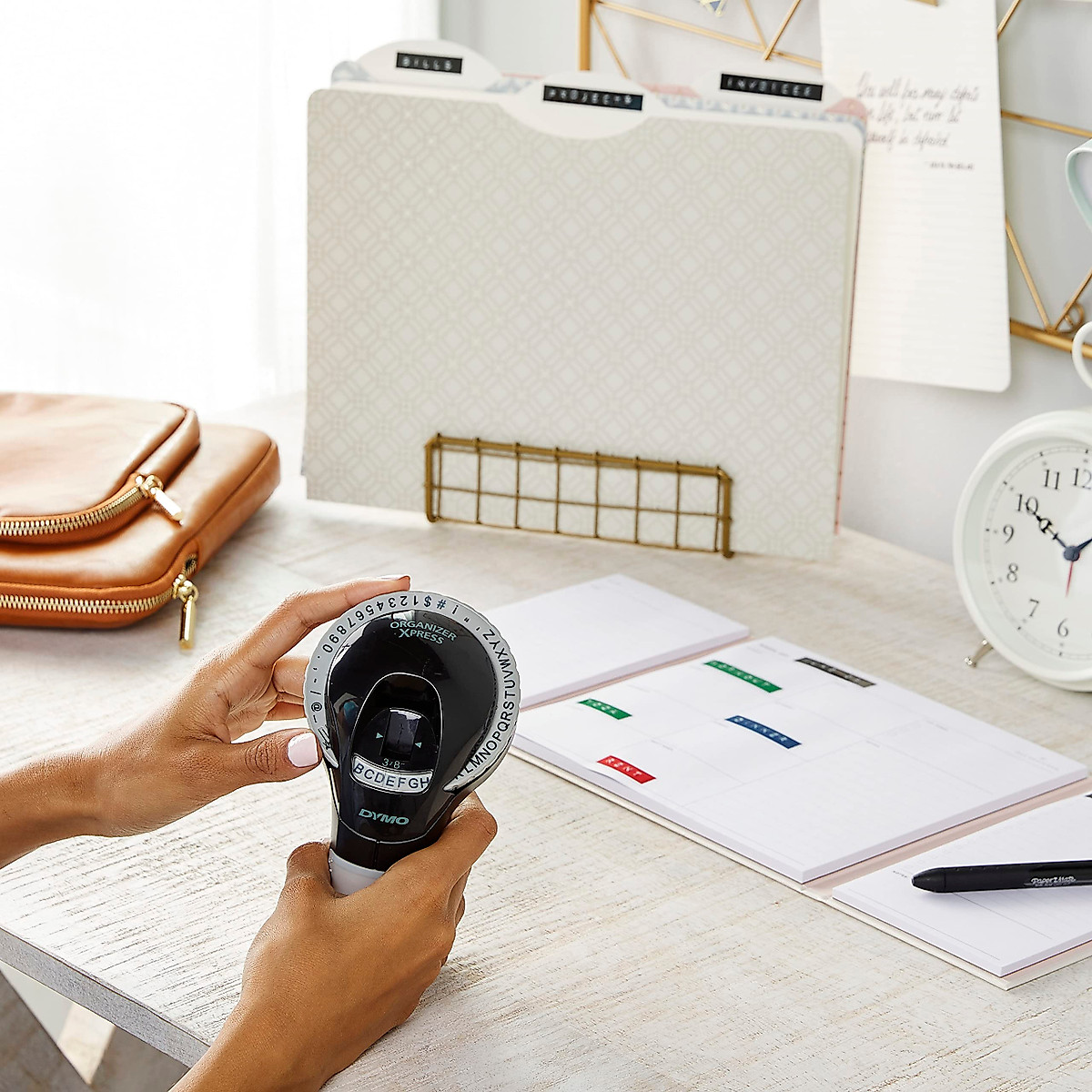 DYMO Self-Adhesive Embossing Labels, 3/8-Inch x 9.8-Foot Roll, Assorted Colors, 3 Pack