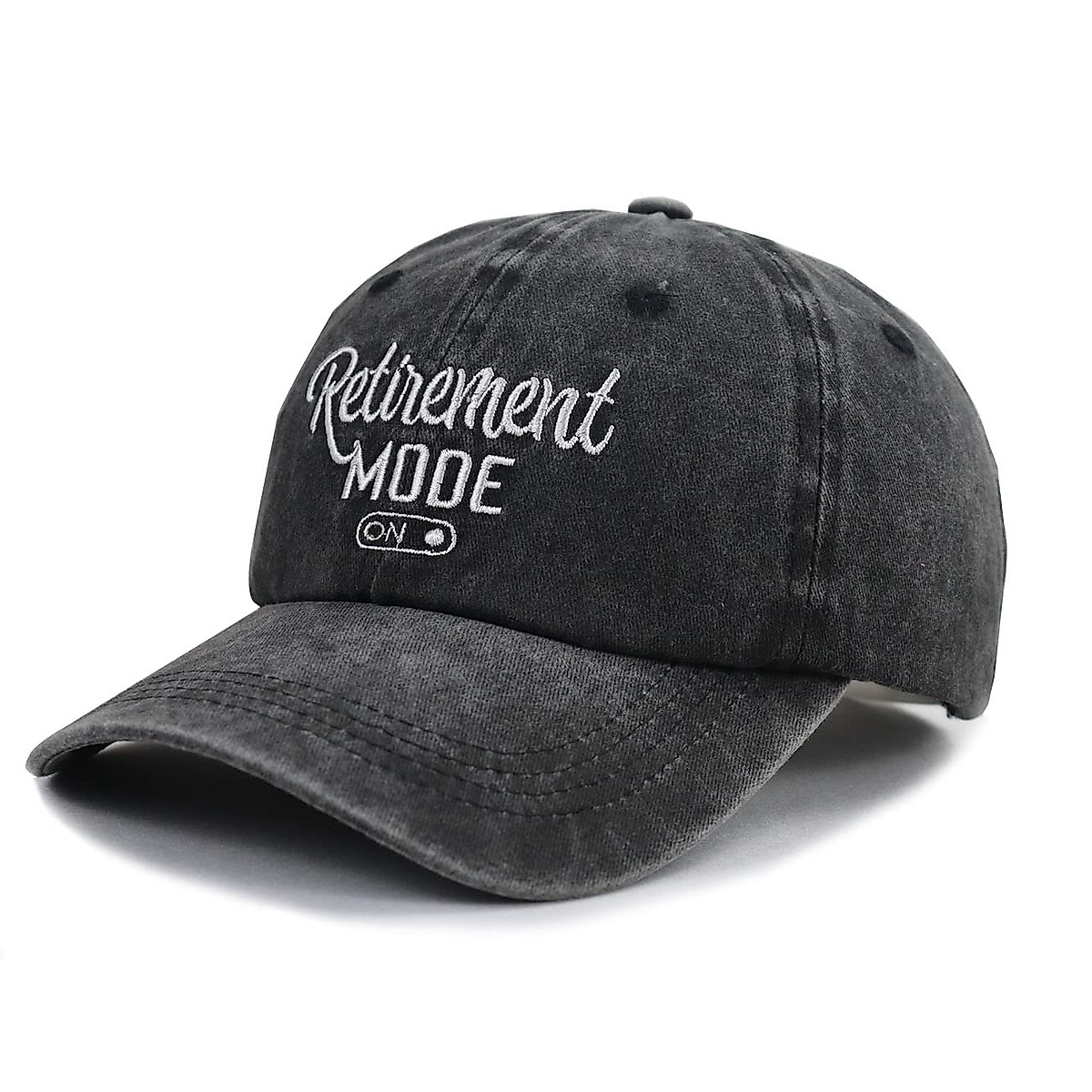 Retirement Gag Gifts for Women Men, Adjustable Vintage Cotton Retired Hats, Funny 50th 60th 70th 80th 90th Birthday Baseball Cap for Mom, Dad, Grandma, Grandpa, Friends, Teacher, Army, Police Black