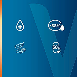 Vaseline Men Cooling Hydration 3-in-1 Face, Hands & Body Lotion for Men for Dry Skin with Menthol & Ultra-Hydrating Lipids 20.3 oz, Pack of 4