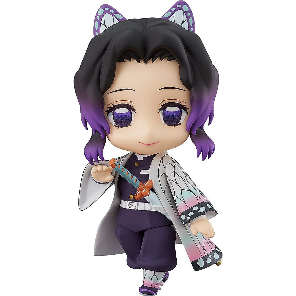 Good Smile Demon Slayer: Kimetsu no Yaiba Shinobu Kocho Nendoroid Action Figure, Multicolor