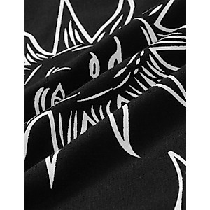 SweatyRocks Women's Casual Sleeveless Round Neck Workout Crop Tank Top Shirts Sun Black L