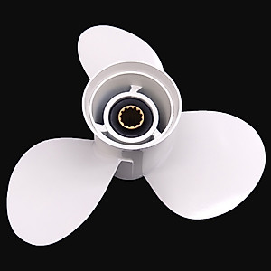 11 5/8x11 G Boat Engine Aluminum Alloy Propeller for Yamaha 40HP 50HP 55 HP 60HP Outboard Motors 69W-45947-00-00 69W-45947-00-EL 663-45947-02-EL 663-45947-02-36 663-45947-01-36 6H5-45945-00 11.625x11