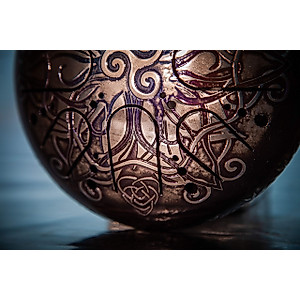 Tank Drum Kosmosky 9" (22 cm) KSY-56 "Triskele" B minor/Hand Pan/Steel Drum/Tongue drum/Singing bowl