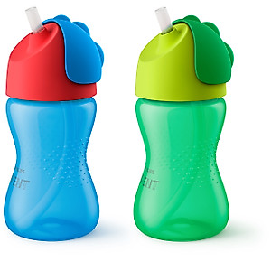 Philips Avent My Bendy Straw Cup, 10 Oz, 2 Pack