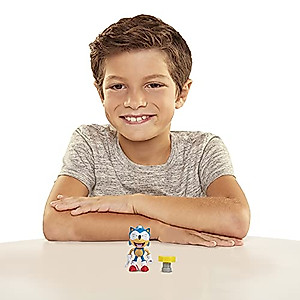 Sonic The Hedgehog 4-Inch Action Figure Classic Sonic with Spring Collectible Toy