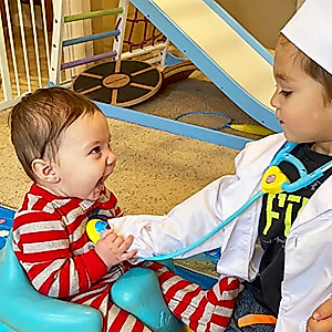 Liberry Durable Doctor Kit for Kids, 23 Pieces Pretend Play Educational Doctor Toys, Medical Kit with Stethoscope Doctor Role Play Costume, Doctor Playset for Toddler Boys Girls 3 4 5