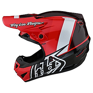 Troy Lee Designs GP Mono Youth Motocross Helmet- Full Face Offroad Motocross Motorcycle Dirt Bike ATV Powersports Dual Sport Racing Helmet - Boys Girls Kids (Red, MD)