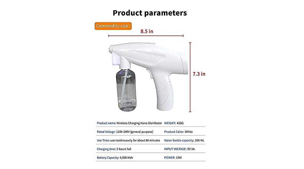 Froluya Portable Spray Machine - Rechargeable & Versatile