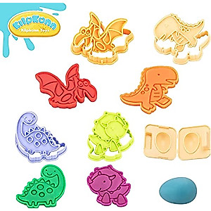 Kilpkonn Dough Tool Kit for Kids, 41Pcs Dough Accessories Molds, Shape, Scissors, Rolling Pin, Dough Mat with Storage Bag, Party Pack Playset for Toddlers Girls Boys