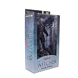McFarlane Toys Netflix The Witcher Geralt of Rivia Witcher Mode (Season 2) 7" Action Figure with Accessories