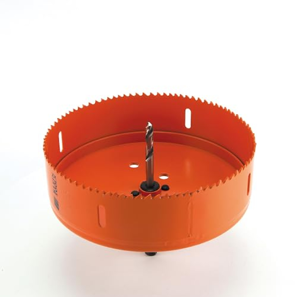 Klein Tools 31900 Bi-Metal Hole Saw, 6-3/8-Inch, For Drywall-Ceiling Tile-Steel-Wood-Plastic, Stainless Steel, Recessed Lighting