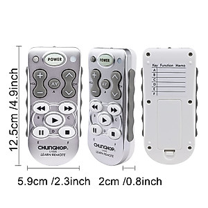 CHUNGHOP L102 Learning Remote Control Use for TV/SAT/DVD/CBL/CD/DVB-T for Samsung LG Sony Philips Copy