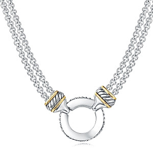 UNY designer Inspired Short Necklace 45cm + 5 cm 3mm Box chain Classic Elegant Vintage Antique Jewelry