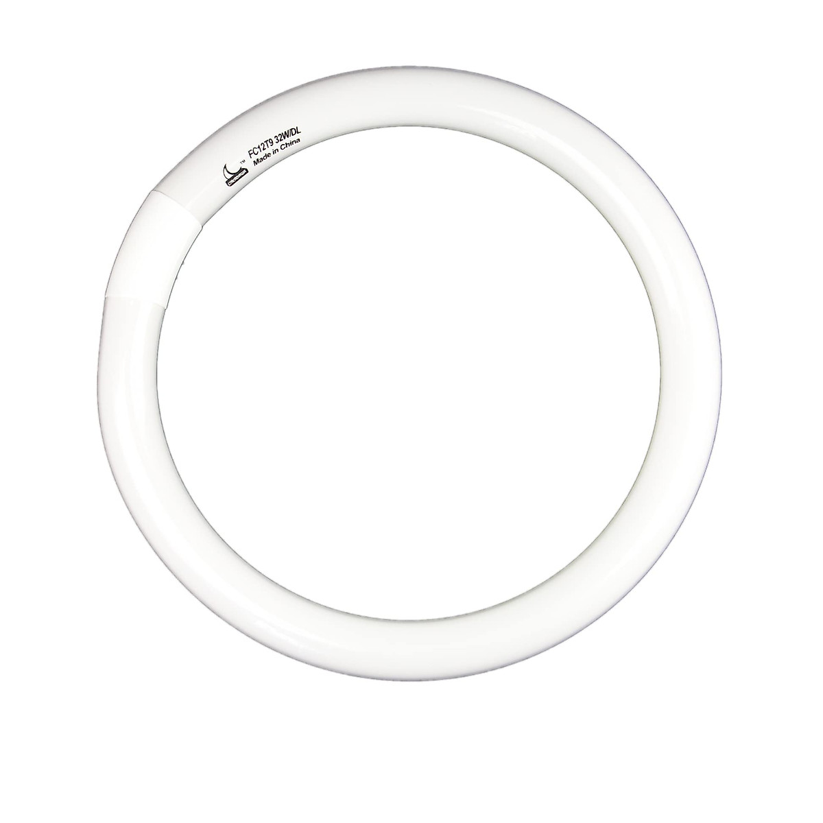 CHKADAWA FC12T9 32 Watts Circline Light Bulbs Daylight, Circular 12 Inch T9 32W Round Fluorescent Bulb Replacement for Circle Ceiling Fixture Lamp, DL 6500K Tube, G10q 4 Pin Base, 2 Pack