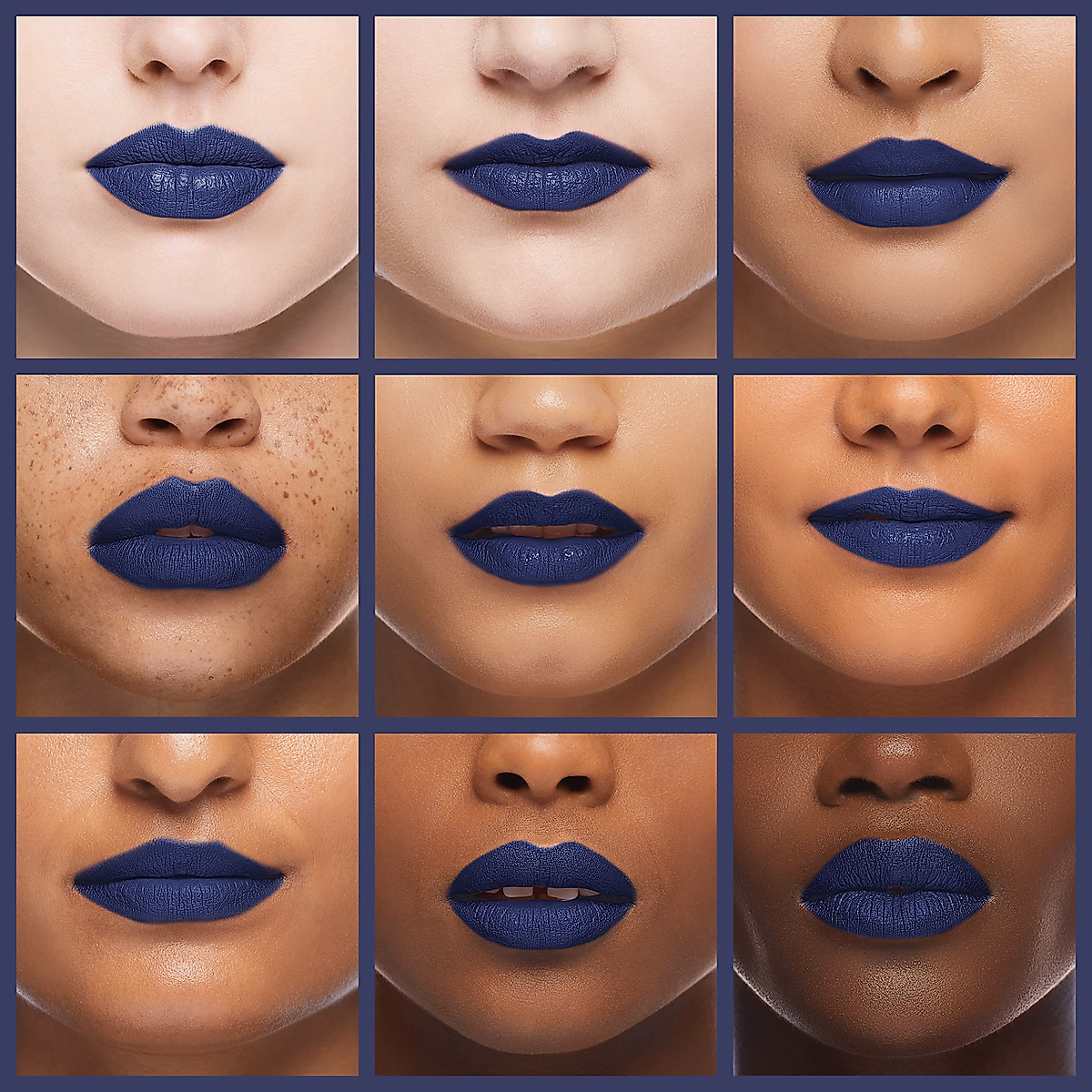 Rimmel London Stay Matte Liquid Lip Color with Full Coverage Kiss-Proof Waterproof Matte Lipstick Formula that Lasts 12 Hours - 830 Blue Iris, .21oz