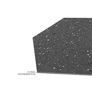 Self Adhesive Hexagon Vinyl Floor Tiles, 20 Tiles - 9" x 10.4", Floor Galore Galaxy Pattern - Peel & Stick, DIY Flooring for Kitchen, Dining Room, Bedrooms & Bathrooms by Achim Home Decor