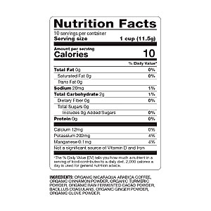 BareOrganics 13313 Cardio Care USDA Organic Coffee Pods, Keurig K-Cup Compatible Organic Coffee Pods, Infused with Superfoods & Probiotics, Vegan Friendly, Gluten Free, 10 Single Serve Cups