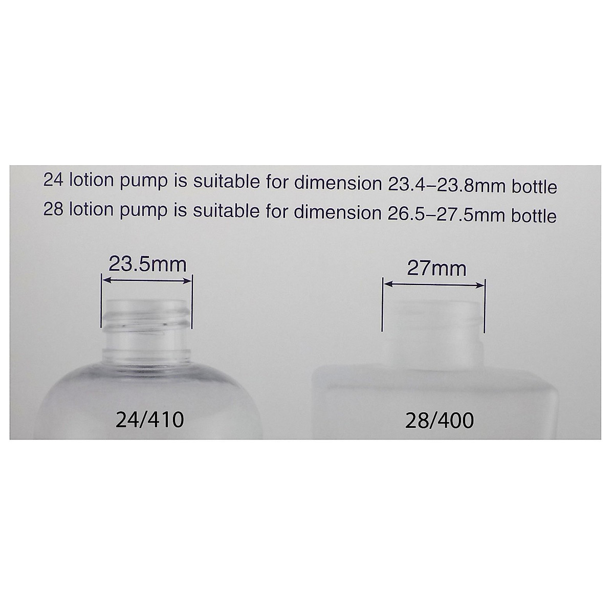 Plastic Bamboo Wood Treatment Soap and Lotion Pump (Pack of 2) (White, 28/400)