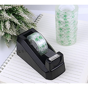 BOMEI PACK 14Rolls Crystal Clear Tape, Transparent Tape Refills for Dispenser, Crafters Tape for Gift Wrapping, Home, School Office Supplies, 3/4Inch x 1000 inch