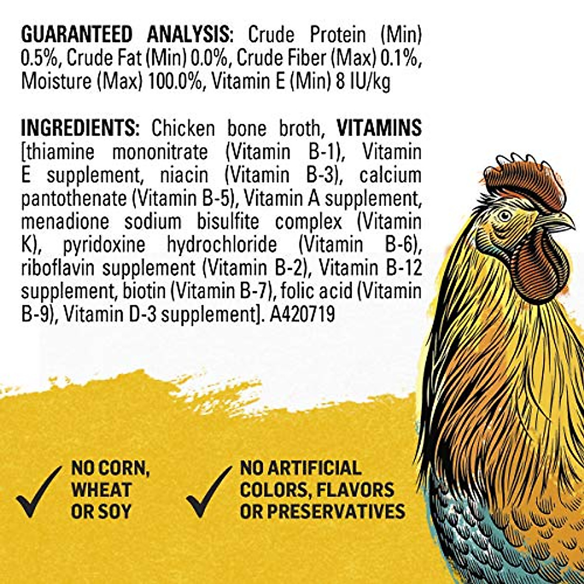 Beyond Purina Mixers+ Natural Cat Food Complement, Immune Support Chicken Bone Broth - (2 Packs of 8) 1.55 oz. Boxes