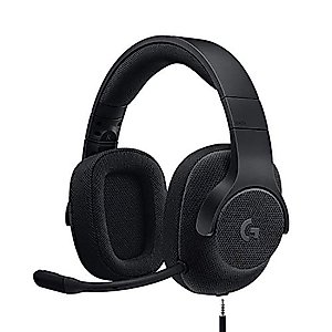 Logitech G433 7.1 Wired Gaming Headset with DTS Headphone: X 7.1 Surround for PC, PS4, PS4 PRO, Xbox One, Xbox One S, Nintendo Switch – Triple Black