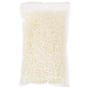 1000+ Loose Arts and Crafts Pearls 6mm Beads Ivory
