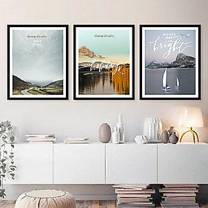 Bemaystar 2 Pack Diamond Art Painting Frames 16x20 - Pictures Frames Display 16x20in/40x50cm Photos without Mat or 14x18inch/35x45cm with Mat, Solid Wood Frame (Black)