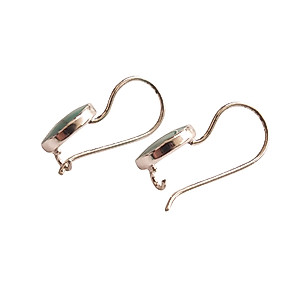 Handmade Turquoise Dangle Earrings, 925 Sterling Silver, Pear Shape 11x8mm Reconstructed Turquoise Gemstone Drop Earrings for Women, Tarnish & Water Resistant, By MiYa Jewelry Creations