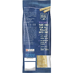 Purina Busy Rollhide Chew Treat - for Large Dogs - 2 Count Treats Per Package - Net Wt. 6 OZ (170 g) Per Package - Pack of 2