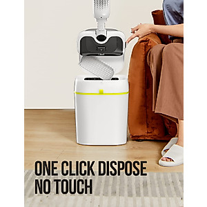 LiTHELi Cordless Vacuum Mop Cleaner, 2-in-1 Hard Floor Stick Vacuum, Wet Dry Mop, 2 Disposable Dust Boxes, 14 Disposable Pads & 1 Washable Pad, 2 Swappable 4000mAh Batteries