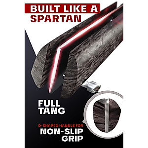 Dalstrong Paring Knife - 4 inch - Spartan Ghost Series - Premium American Forged S35VN Powdered Steel - Razor Sharp Blade - Kitchen Knife - Maple & Red Resin Handle - Sheath