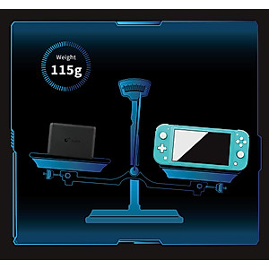 Power Bank for Switch Lite,5000mAh Rechargeable Extended Portable Battery Charger, Compact Travel Backup Power Pack for Switch Lite