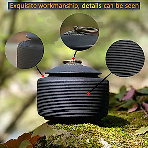 CredKity Ceramics Ashes Urn for Cats,Small Dogs and Human. Cat Urn, Small Dog Urn for Memorying Pets. Sharing Personal Ashes and Belongings with This Love Urn.