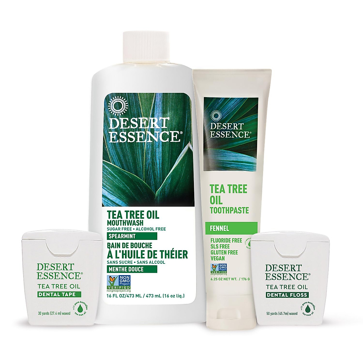 Desert Essence Tea Tree Oil Toothpaste - Fennel - 6.25 Oz - Refreshing Taste - Baking Soda - Pure Essential Oil - Sea Salt - Finest Natural Ingredients - Promotes Healthy Mouth
