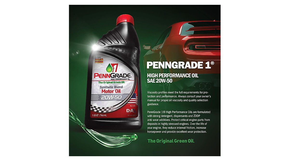 Buy PENN GRADE 1 High Performance Oil SAE 20W-50